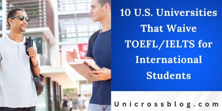 10 U.S. Universities That Waive TOEFL/IELTS for International Students ...