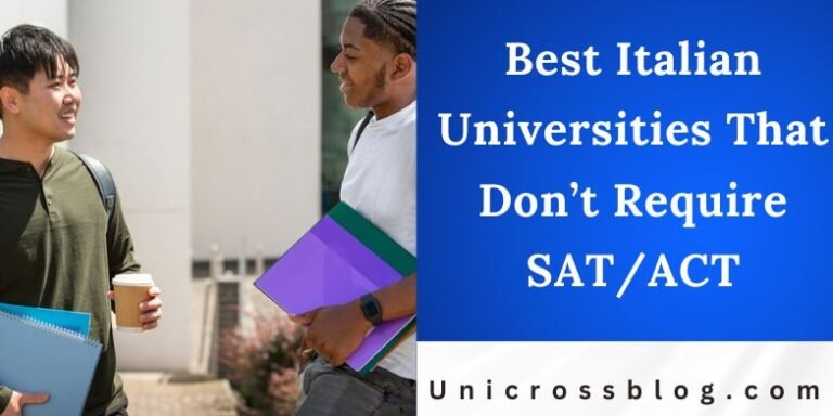 Best Italian Universities That Don’t Require SAT/ACT | UnicrossBlog