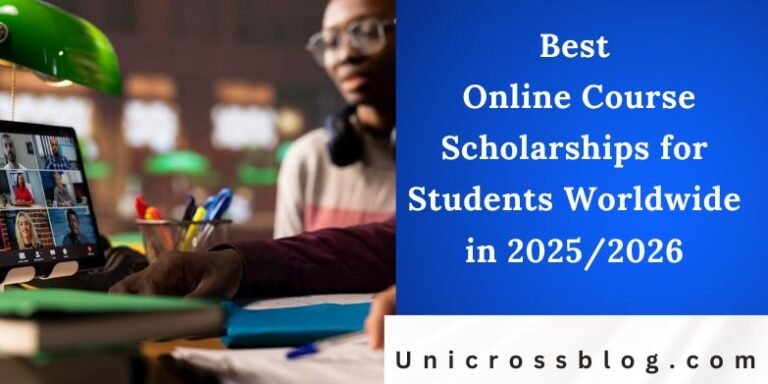 Best Online Course Scholarships for Students Worldwide in 2025/2026 ...
