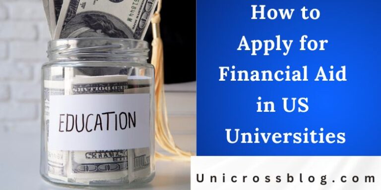 How to Apply for Financial Aid in US Universities | UnicrossBlog